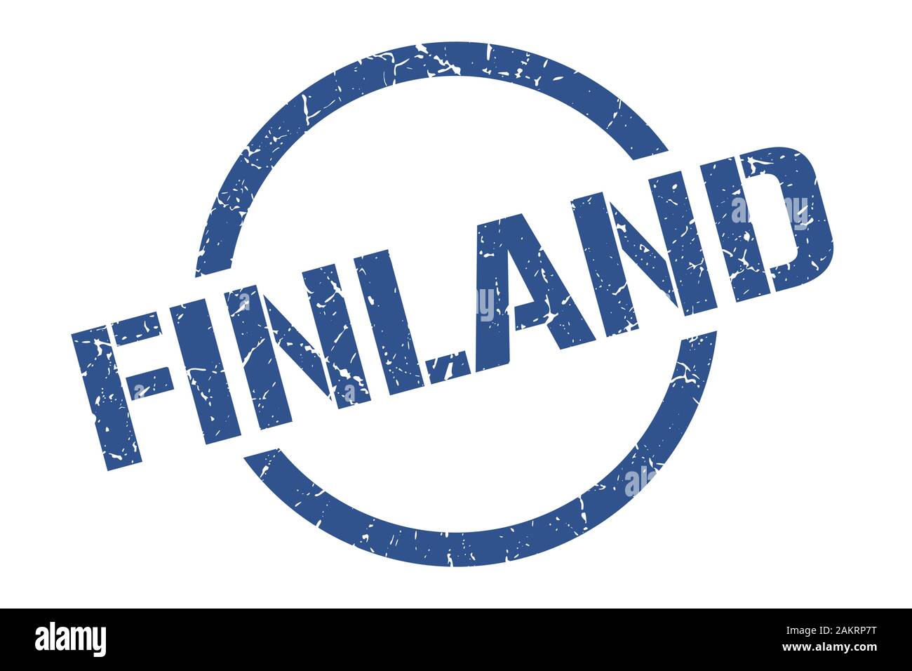 Welcome finland stamp round Stock Vector Images - Alamy