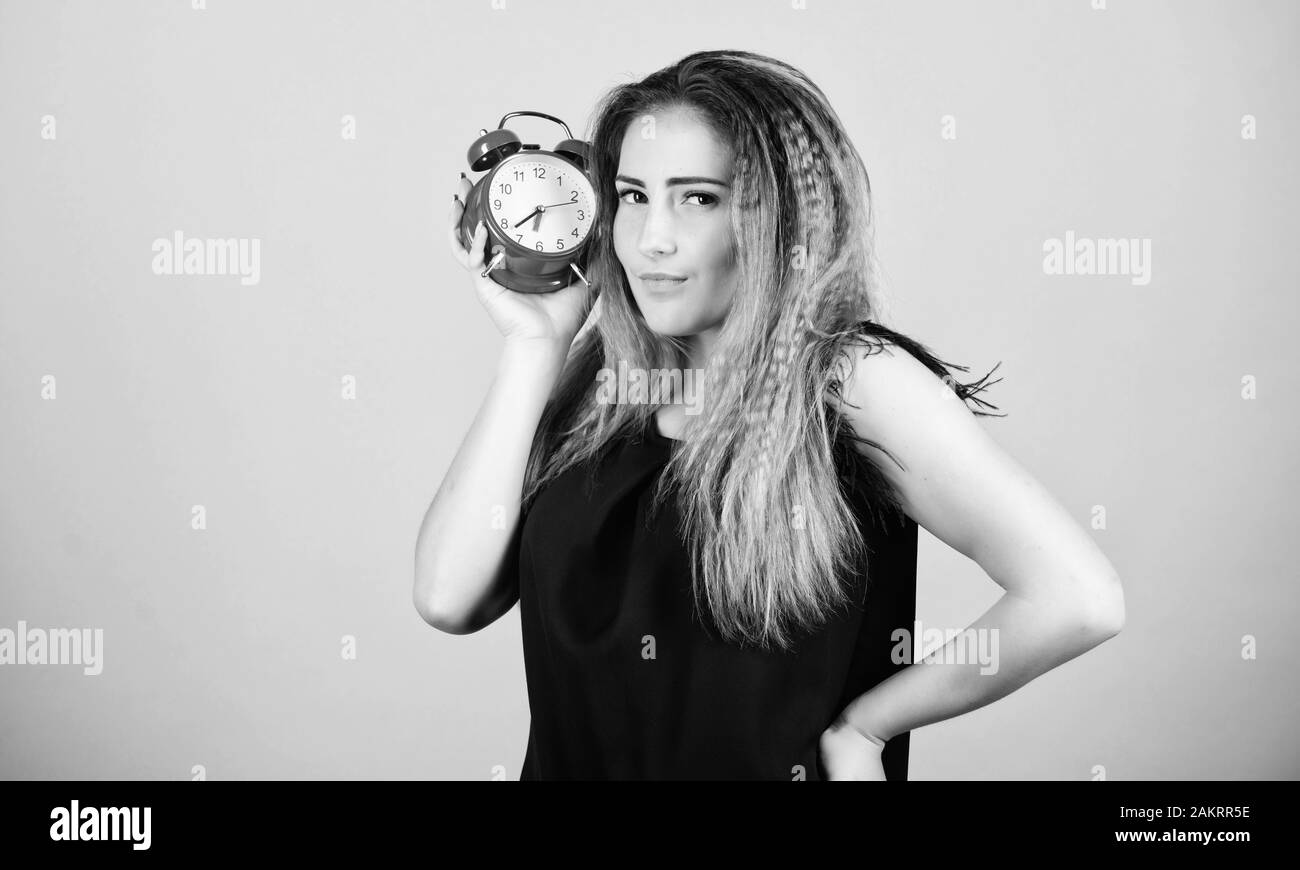 Woman ringing bell Black and White Stock Photos & Images - Alamy