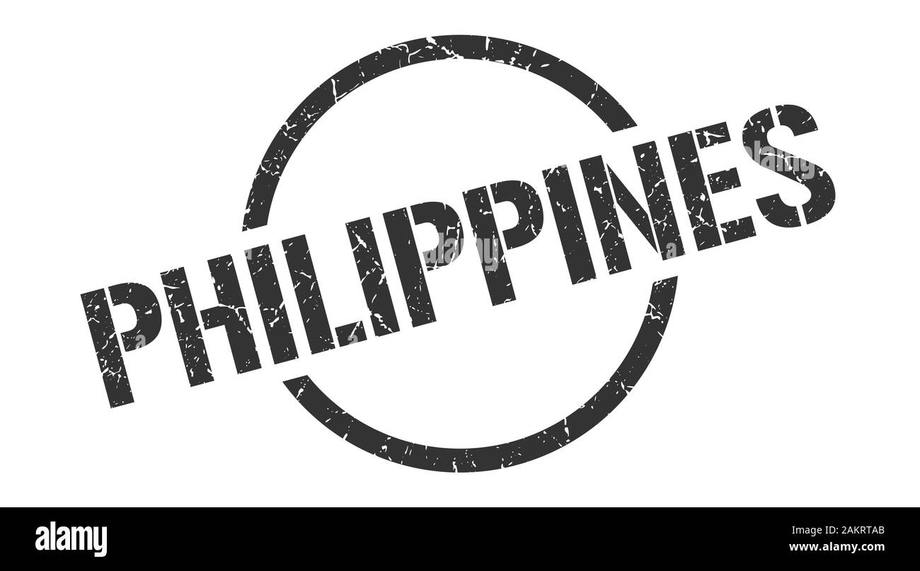 Philippines stamp. Philippines grunge round isolated sign Stock Vector ...