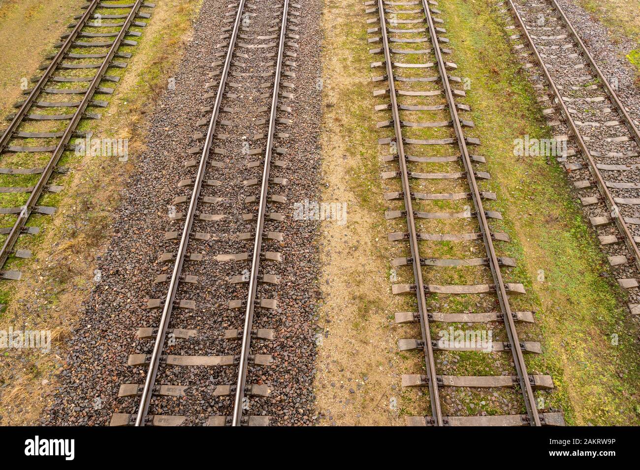 Empty cargo trains hi-res stock photography and images - Alamy