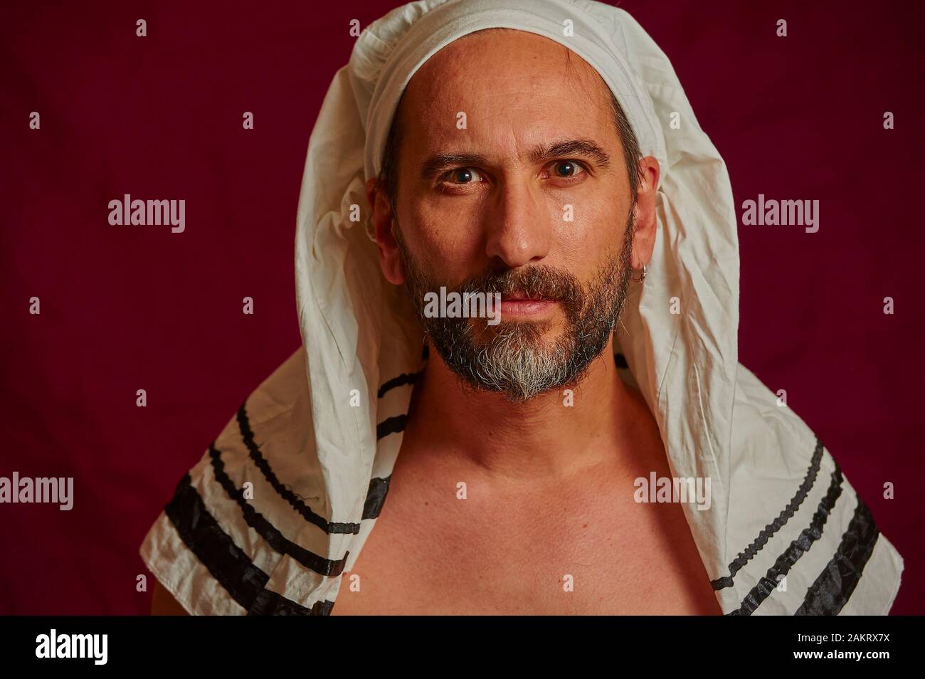 Middle-aged man in disguise Stock Photo - Alamy