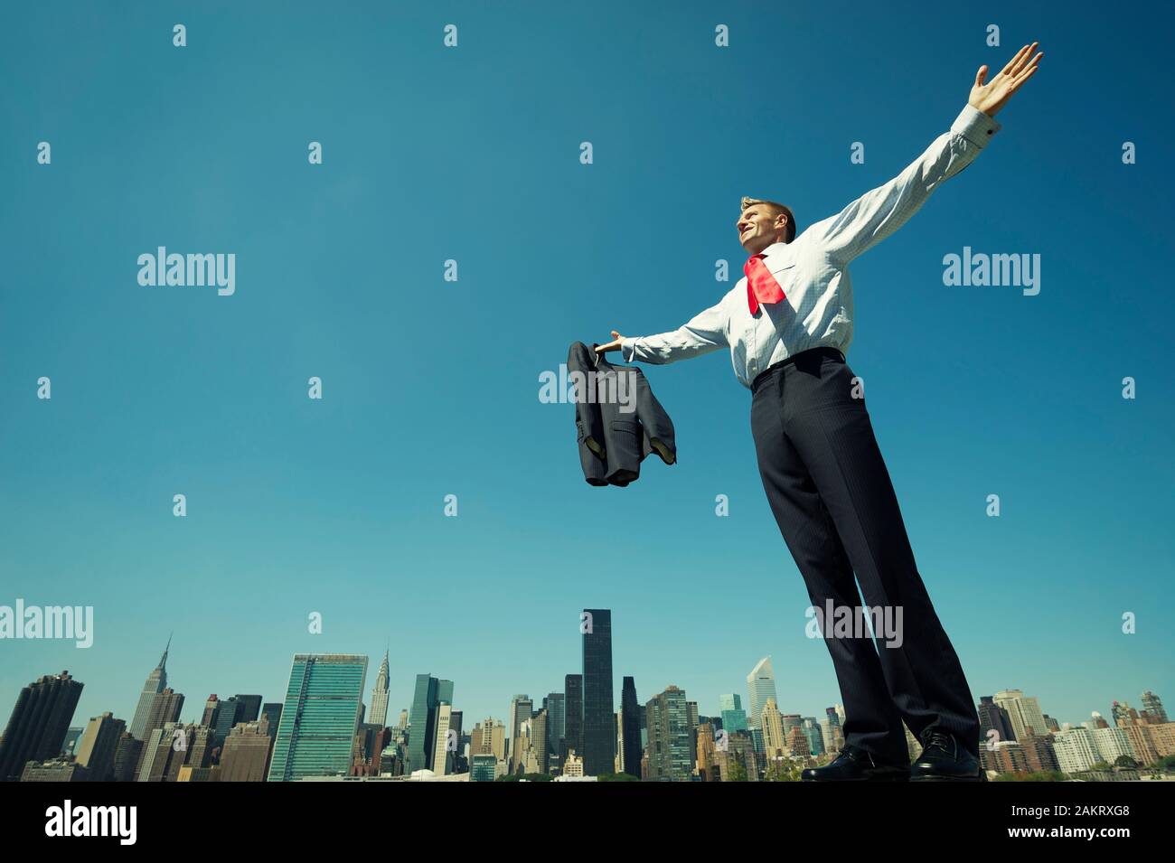 Powerful businessman in suit hi-res stock photography and images - Alamy