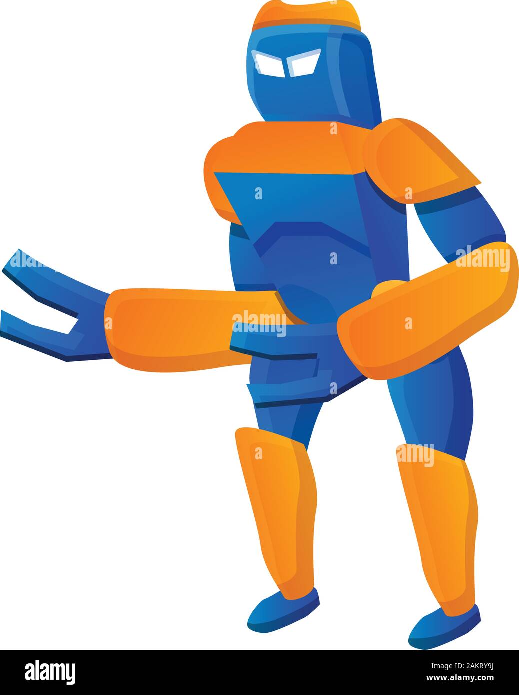 Hero robot icon. Cartoon of hero robot vector icon for web design ...