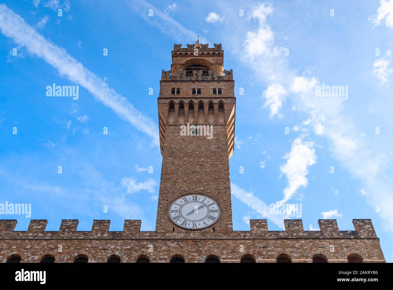 The Palazzo Vecchio Old Palace a Massive Romanesque Fortress Palace, is ...