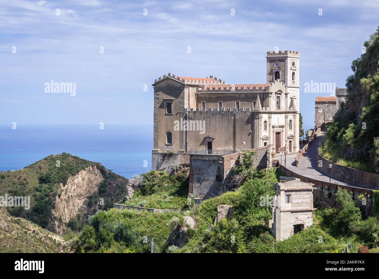 Church of San Nicolo also known as Church of San Lucia in Savoca comune ...