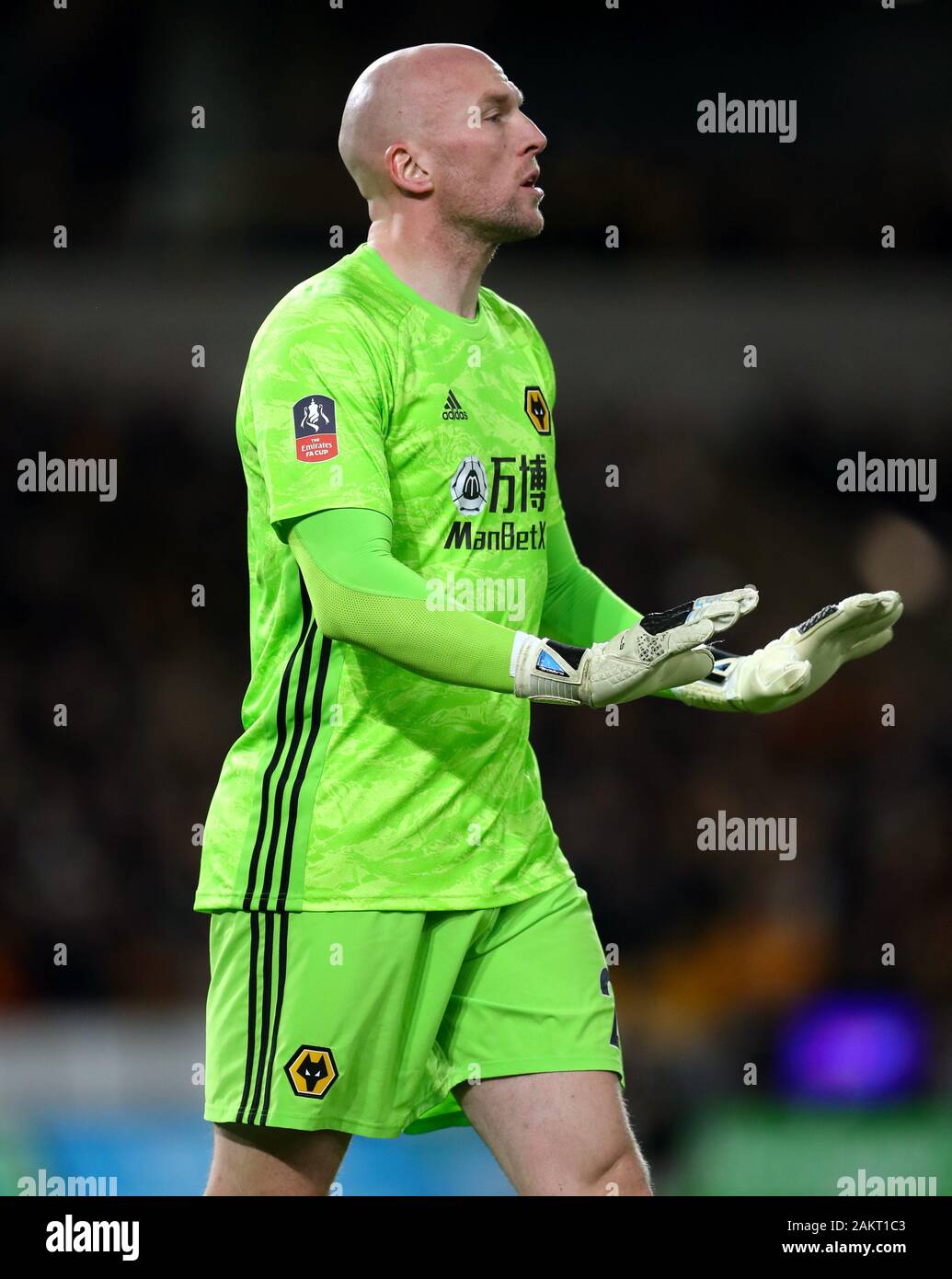 Wolverhampton Wanderers goalkeeper John Ruddy Stock Photo - Alamy
