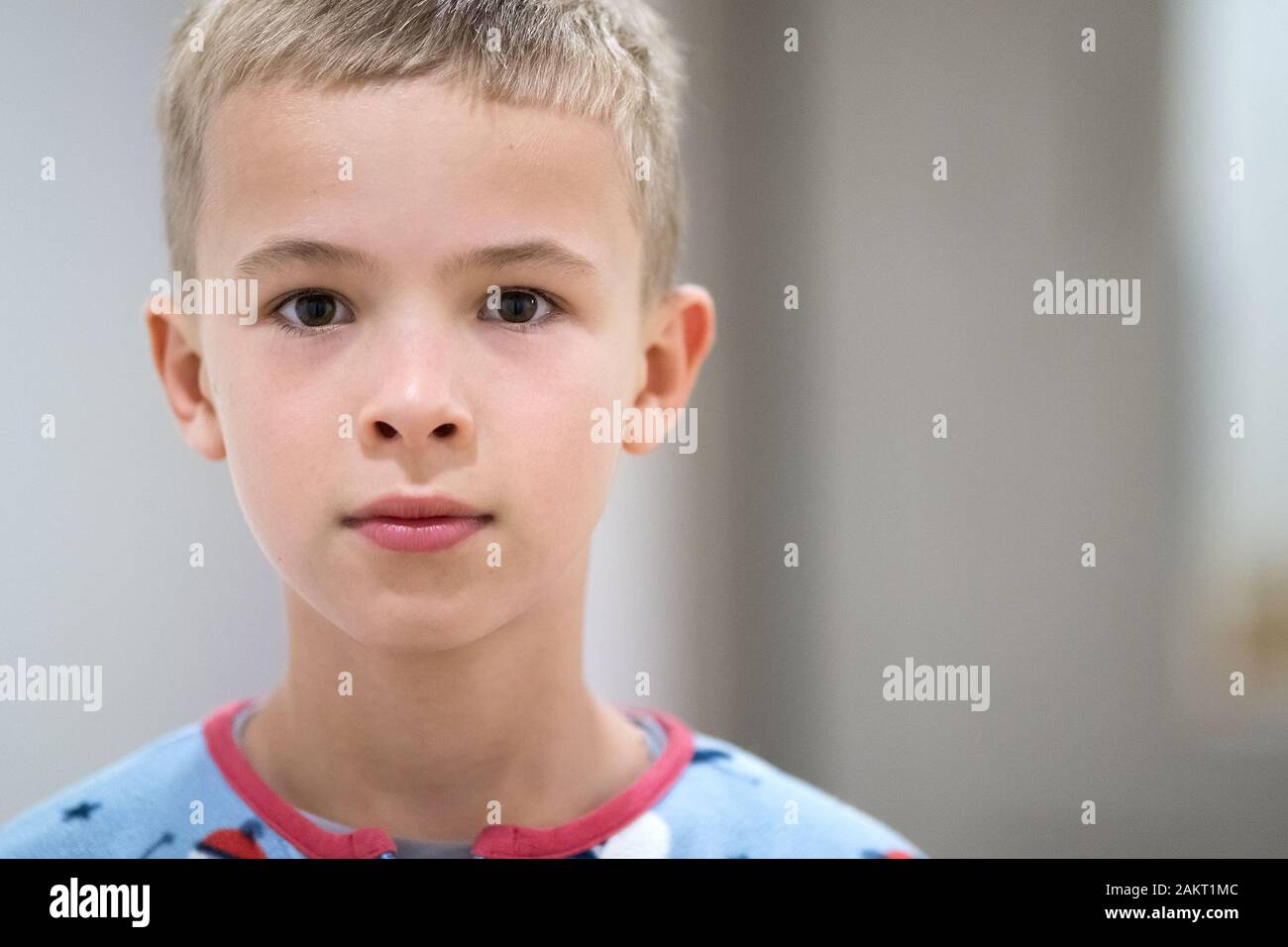 Close up portrait of cute child boy Stock Photo - Alamy