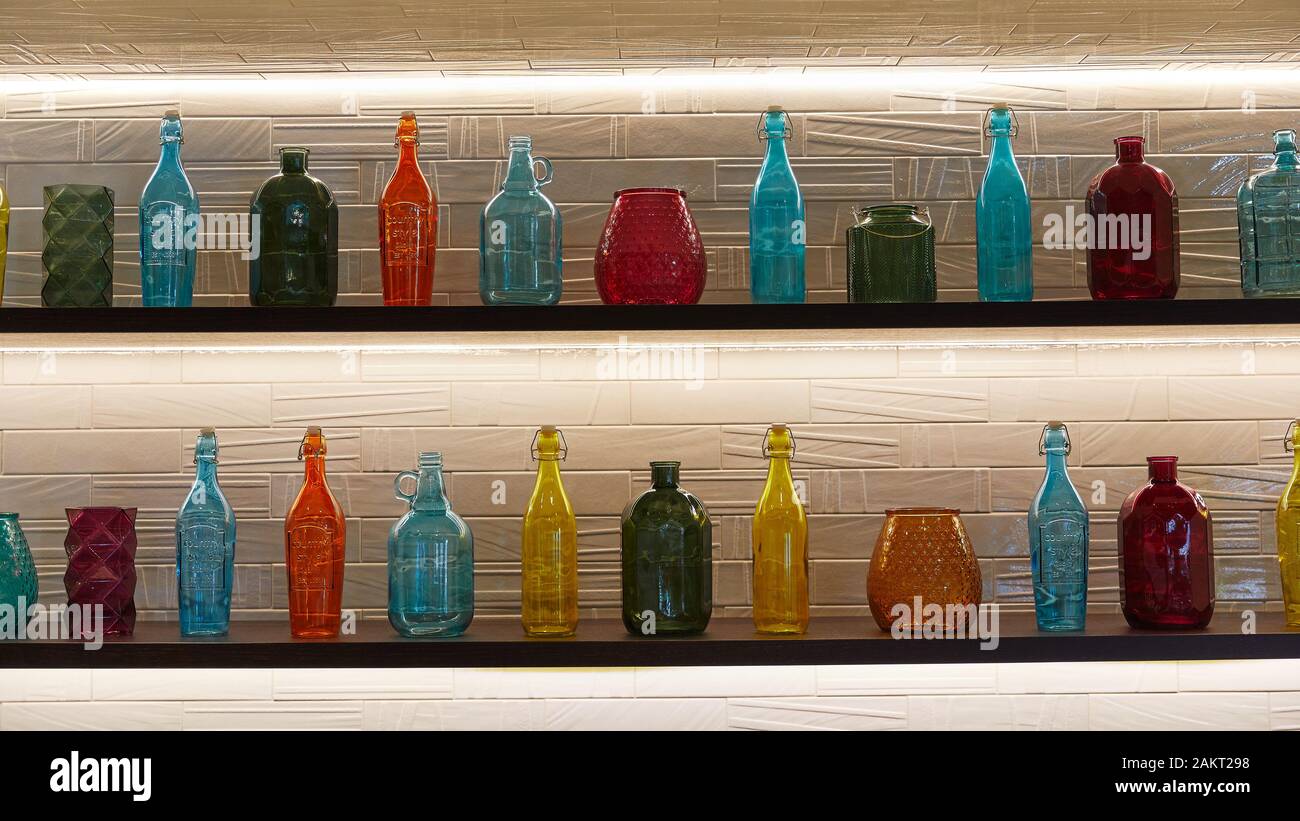 Bottles of different shapes hi-res stock photography and images - Alamy