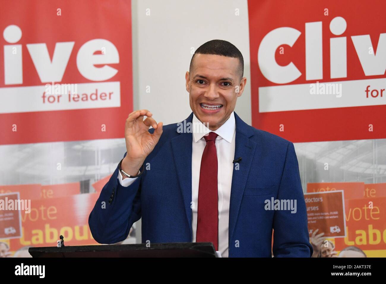 Labour MP Clive Lewis makes a speech at the Black Cultural Archives in ...