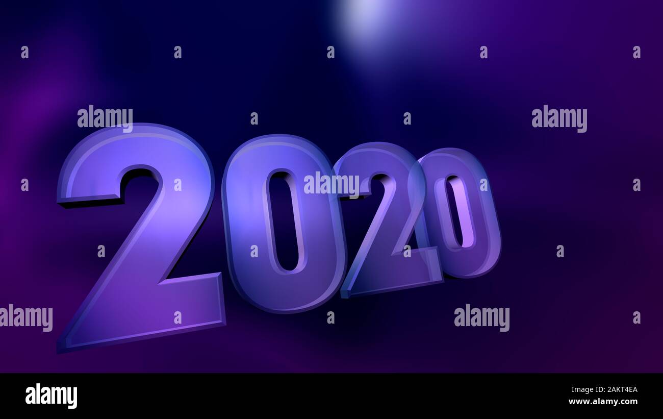2020 schedule background with copy space Stock Photo - Alamy