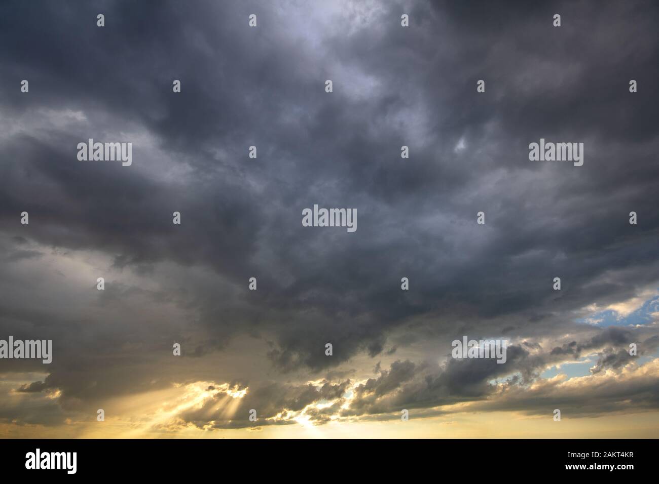 Before storm white clouds covered hi-res stock photography and images ...