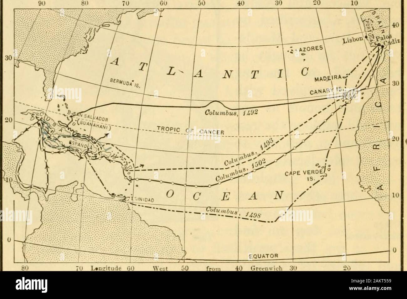 Columbuss letter on the first voyage hi-res stock photography and ...