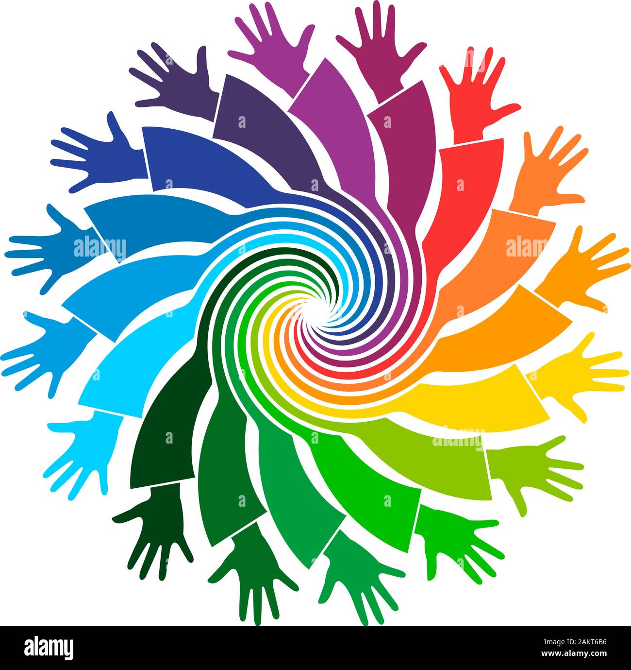 Multicultural hands Cut Out Stock Images & Pictures - Alamy