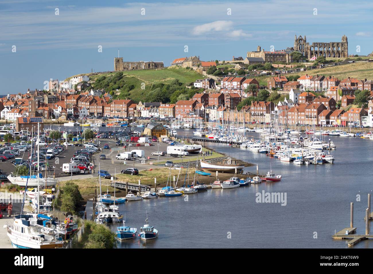 Whitby view from abbey hi-res stock photography and images - Alamy