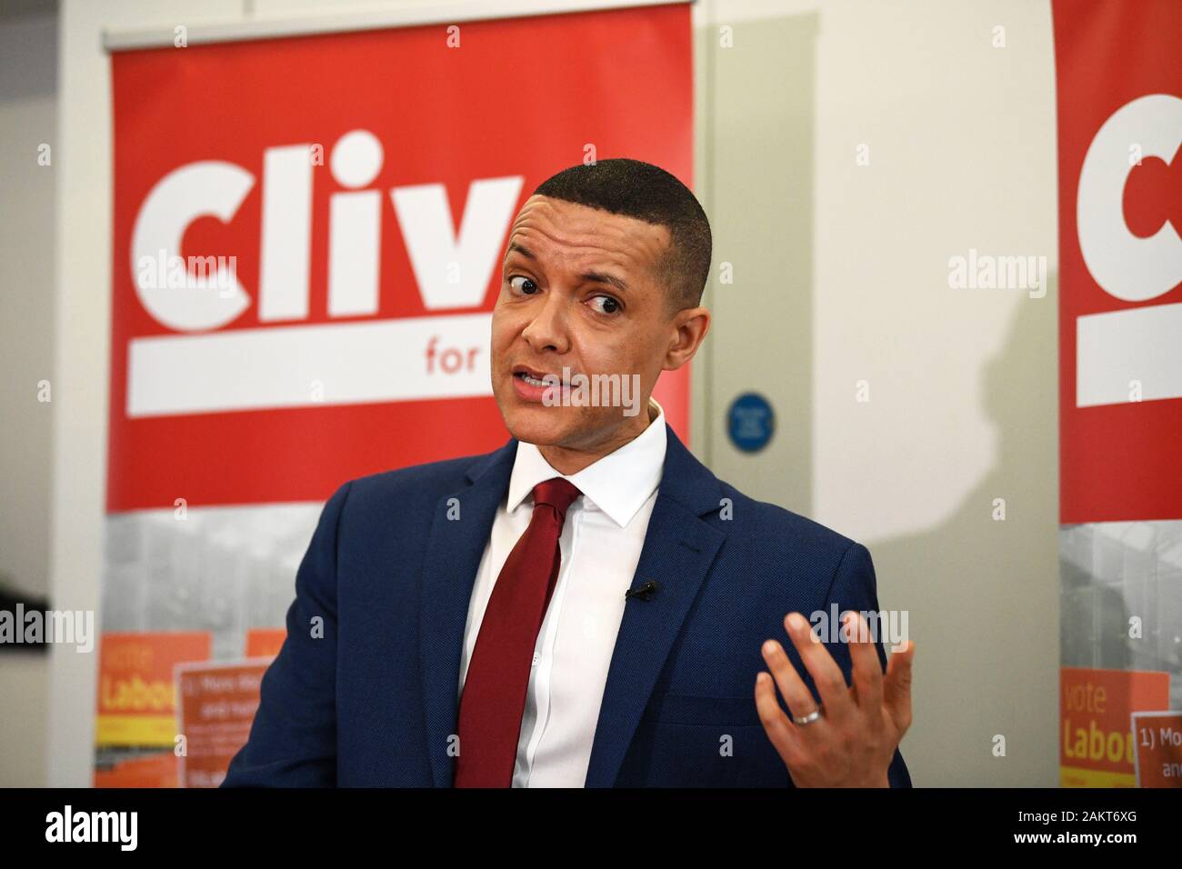 Labour MP Clive Lewis makes a speech at the Black Cultural Archives in ...