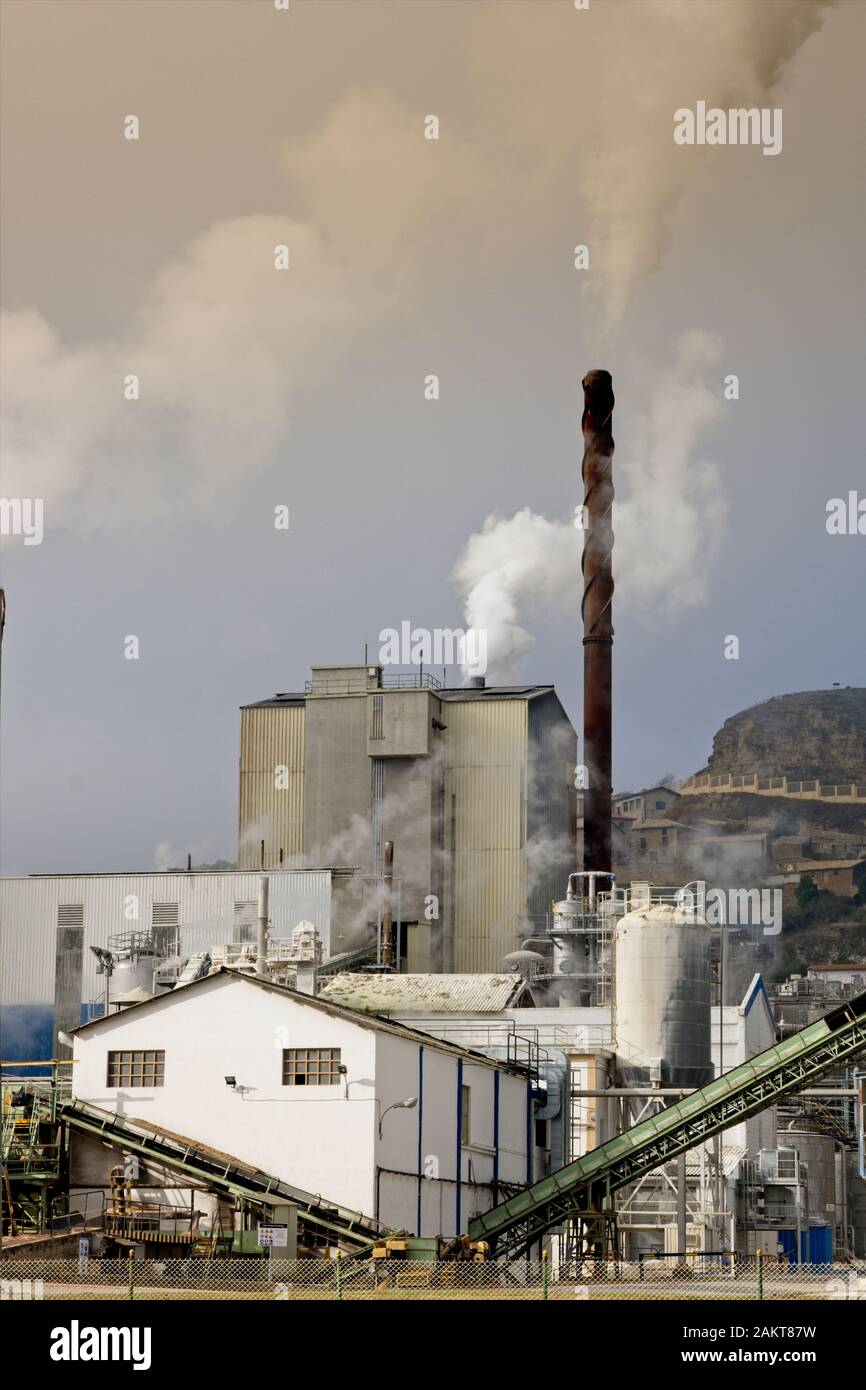 Air pollution in an industrial plant Stock Photo - Alamy