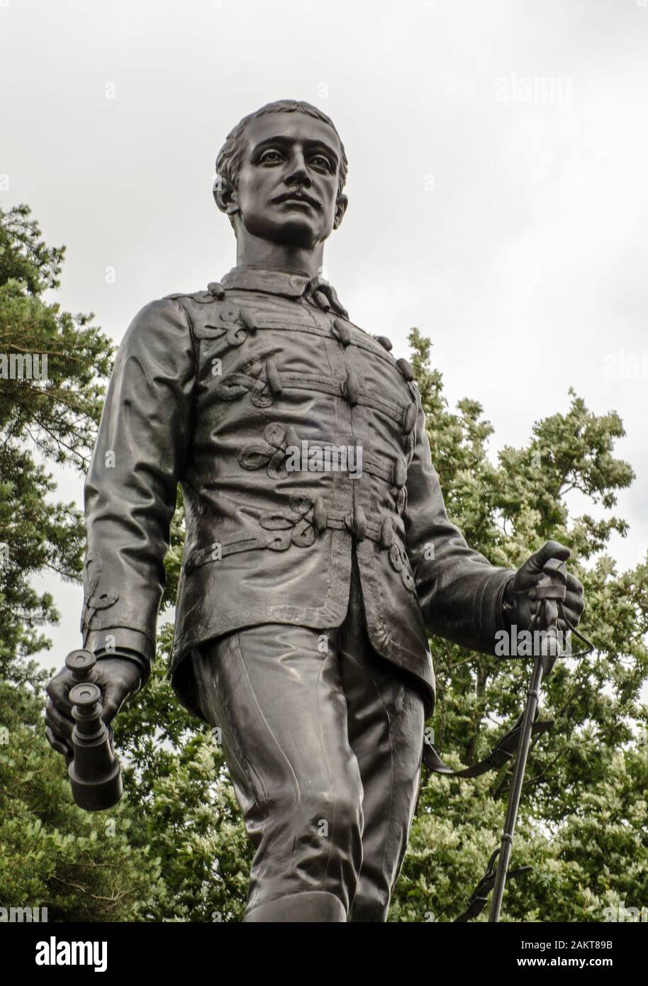Historic monument celebrating the life of Napoleon, Prince Imperial on ...
