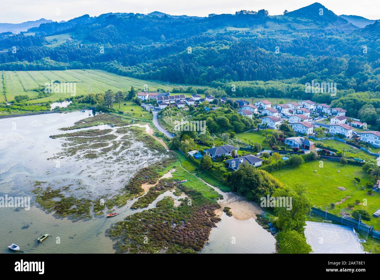 Coastal aerial view Stock Photo - Alamy