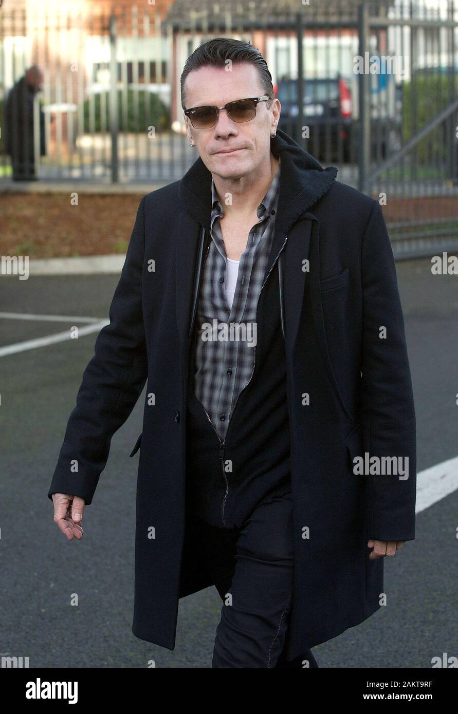 U2 drummer, Larry Mullen, arrives for the funeral of broadcaster and DJ ...