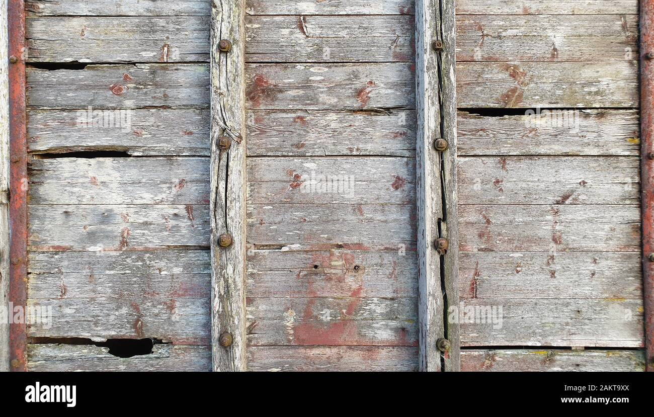 Old wood and iron textures Stock Photo - Alamy