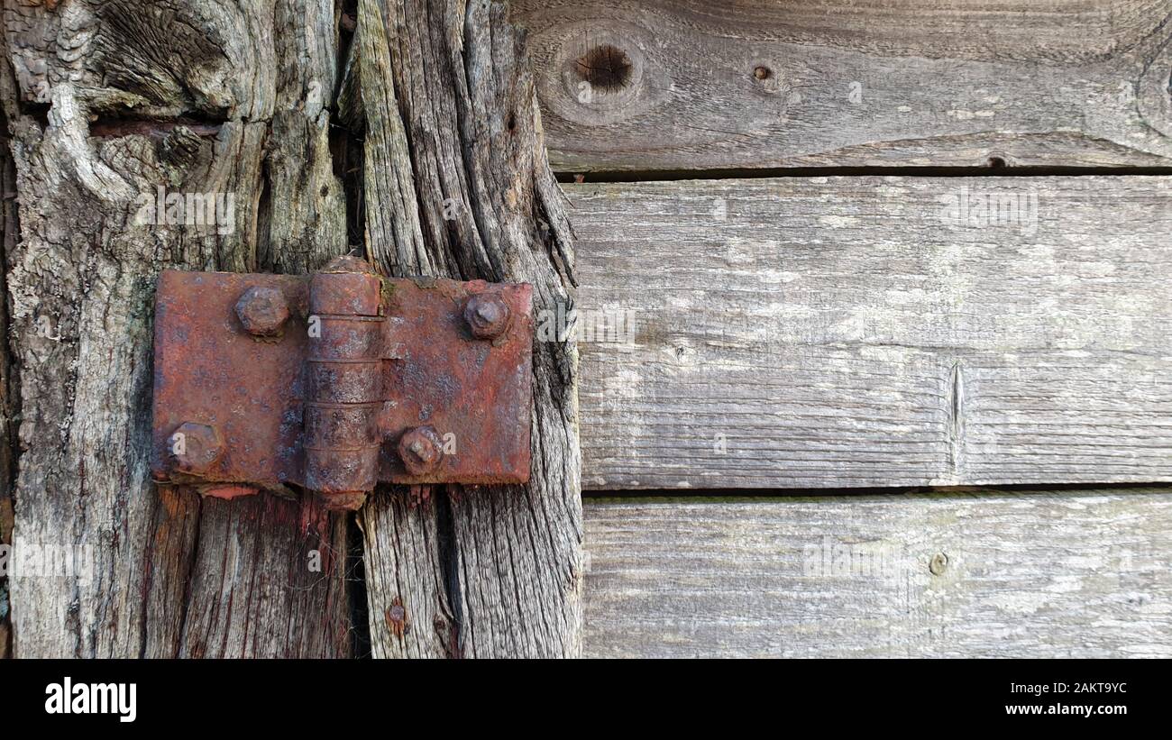 Old wood and iron textures Stock Photo - Alamy