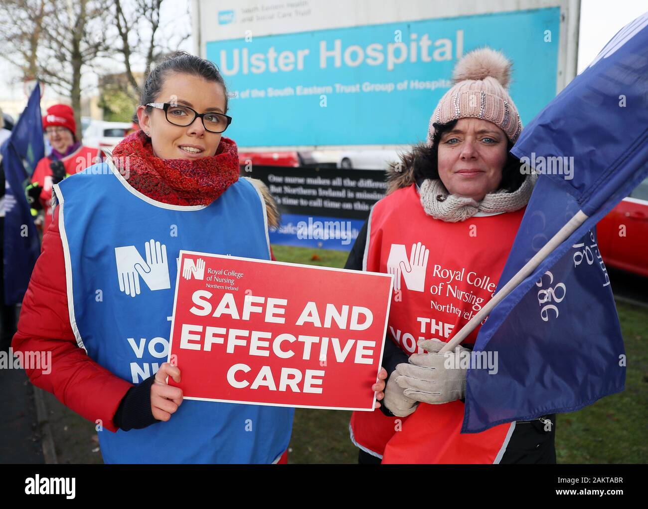 Staff nurses Cherie Taylor (right) and her daughter Dannielle Taylor ...