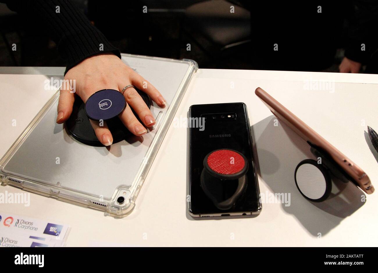 Las Vegas, United States. 10th Jan, 2020. An assortment of patented ...