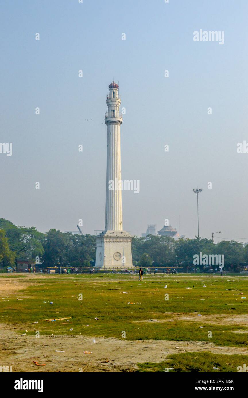 Shaheed minar, kolkata hi-res stock photography and images - Alamy