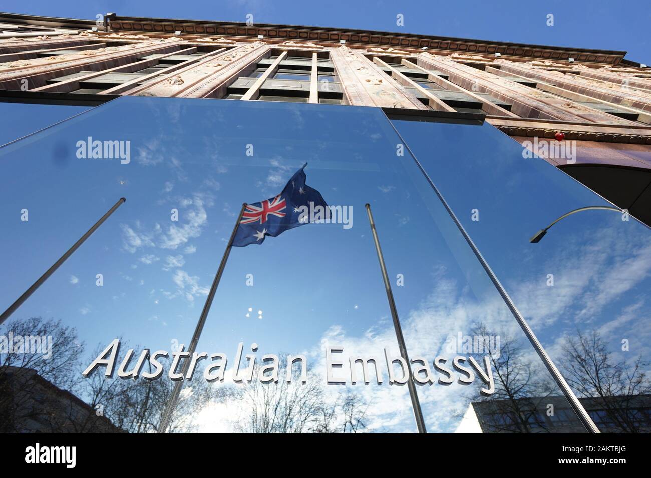 Berlin, Germany. 10th Jan, 2020. View of the Australian Embassy in ...