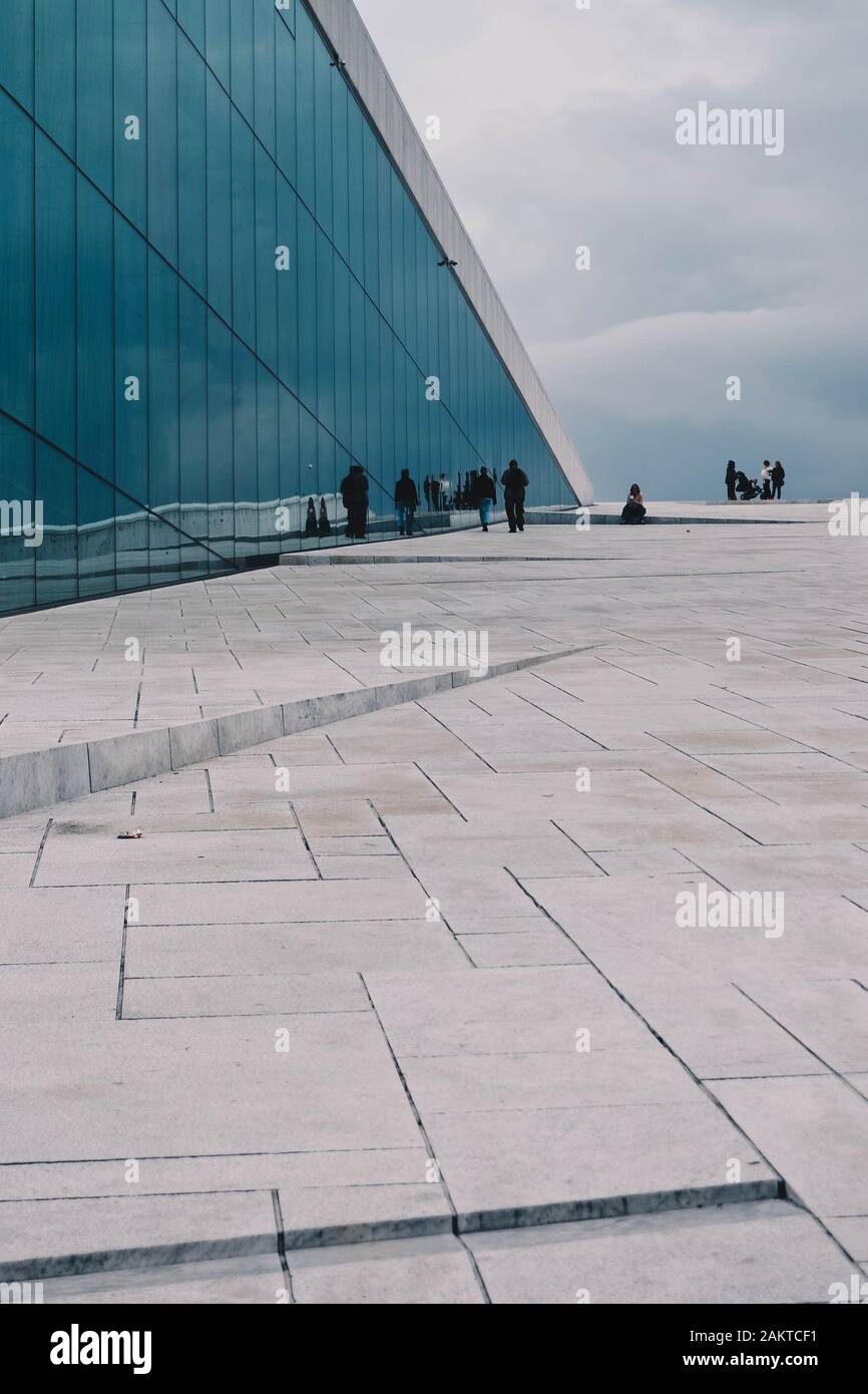 Outside the Oslo Opera House Stock Photo - Alamy