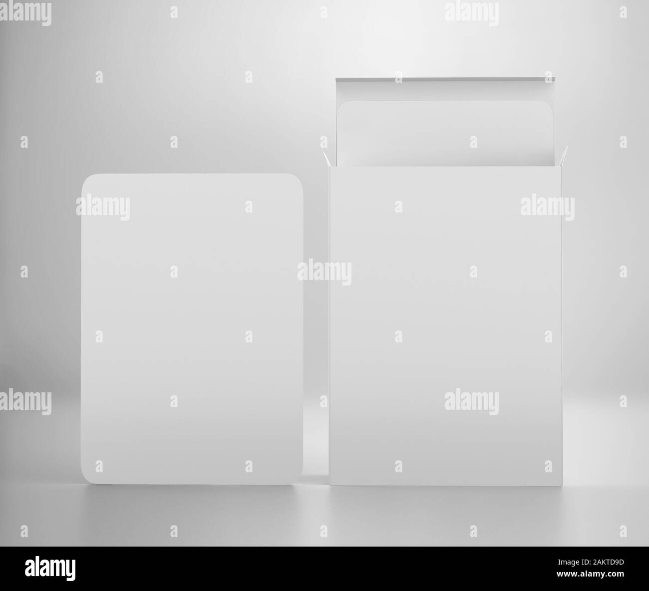 Blank White Playing Card, Tarot Card Mockup with box, Empty game card ...