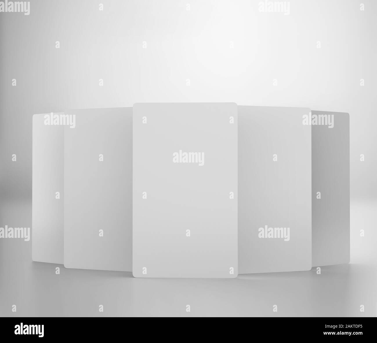 Blank White Playing Card, Tarot Card Mockup with box, Empty game card ...