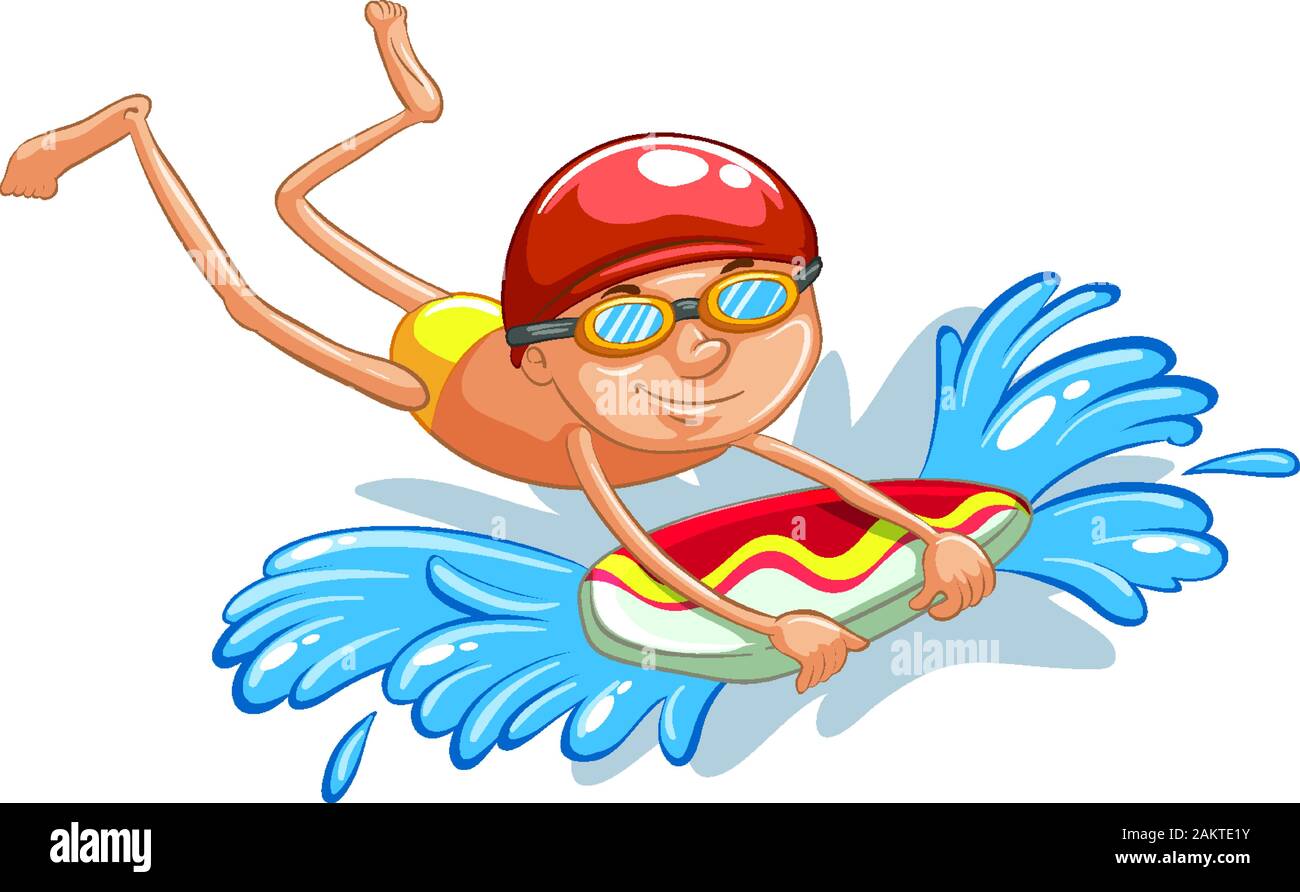 Swimmer drawing Cut Out Stock Images & Pictures - Alamy