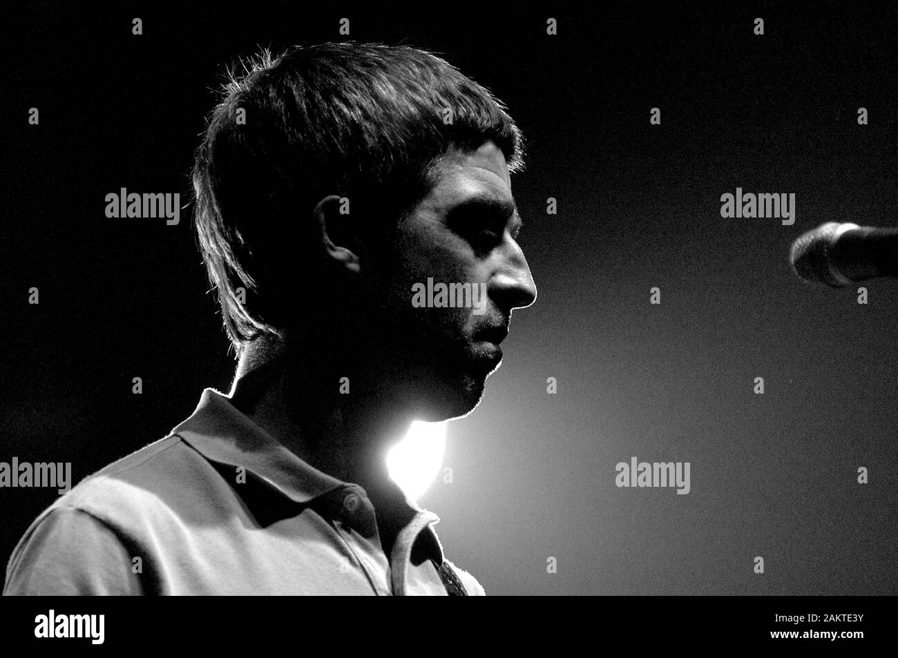 Noel be here now tour Black and White Stock Photos & Images - Alamy