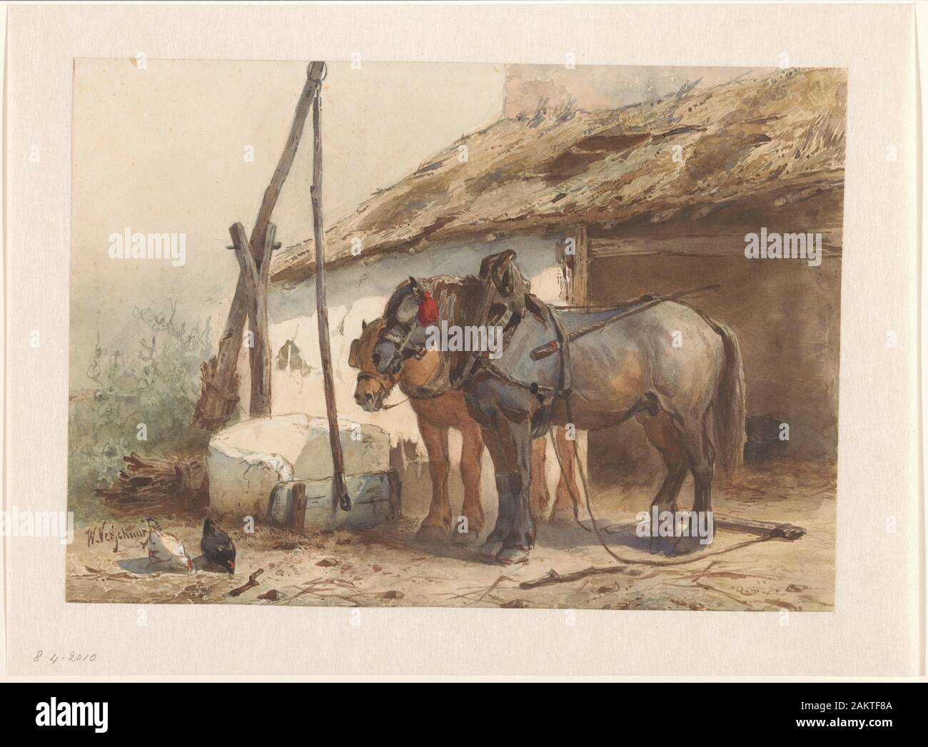 Horse Stable Drawing High Resolution Stock Photography and Images - Alamy
