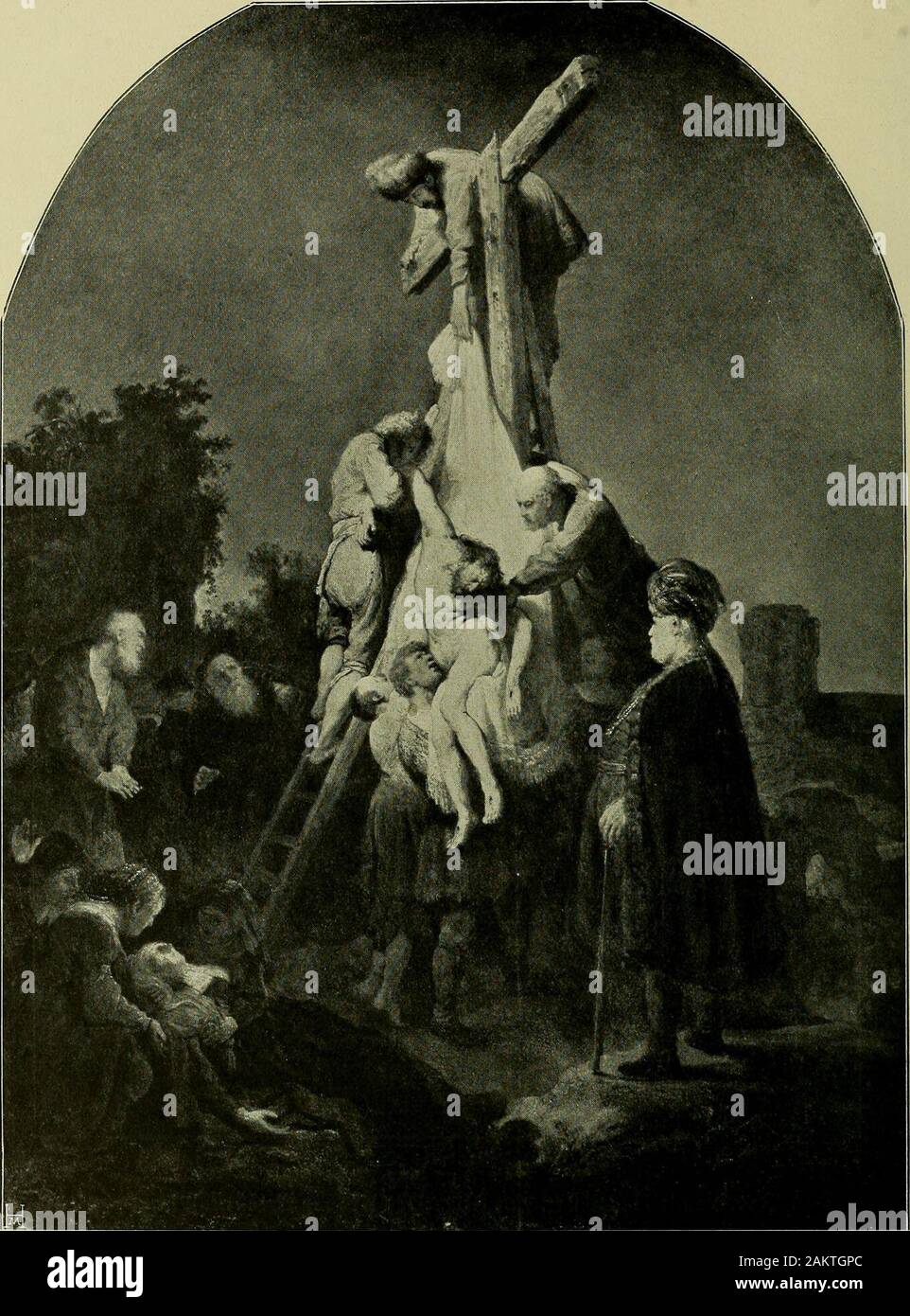 Meisterwerke der Älteren Pinakothek in München ... . Leinwand Rembrandt Harmensz. van Rijn. Die ...