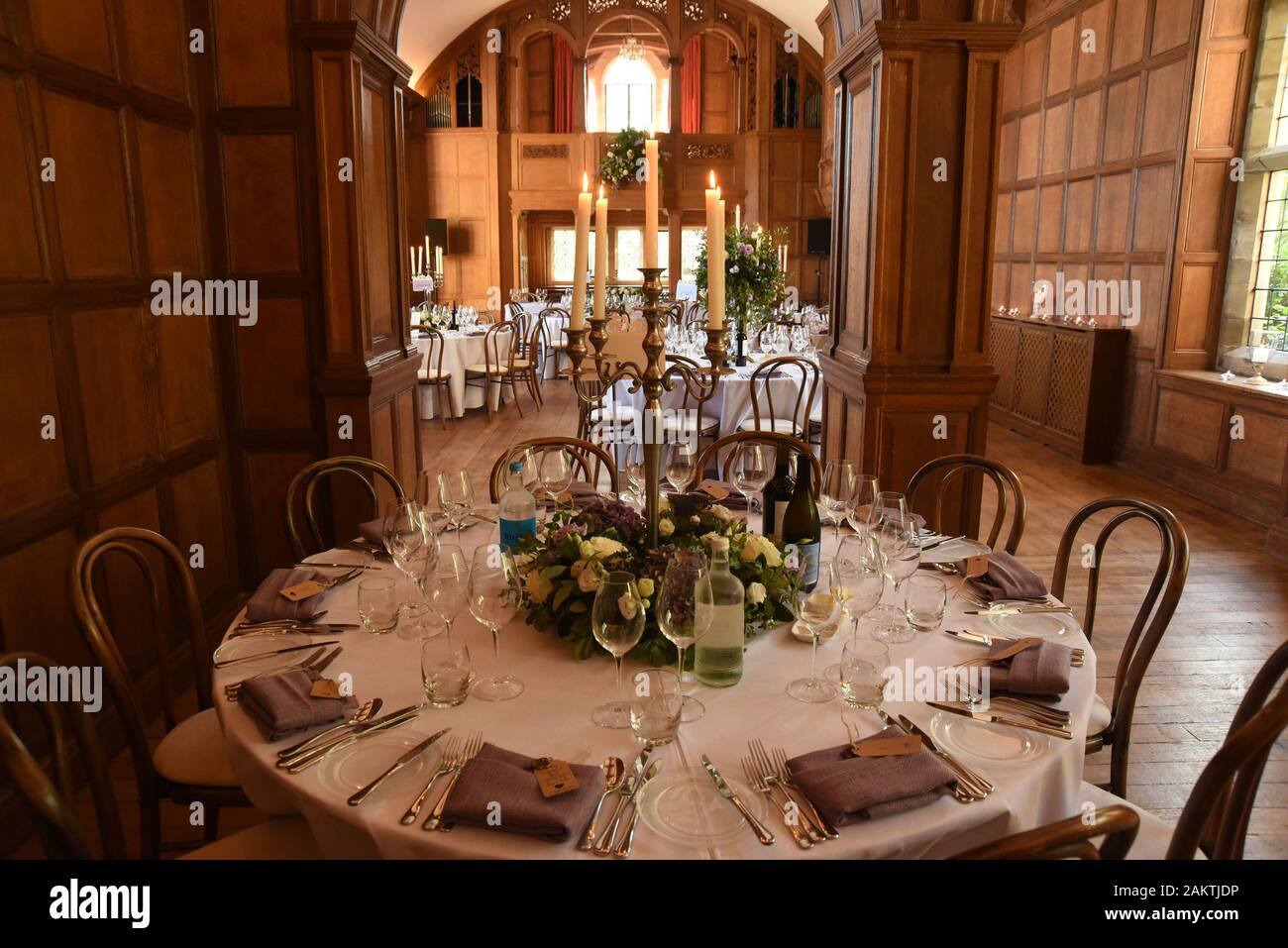 Wedding Table Setting Stock Photo - Alamy