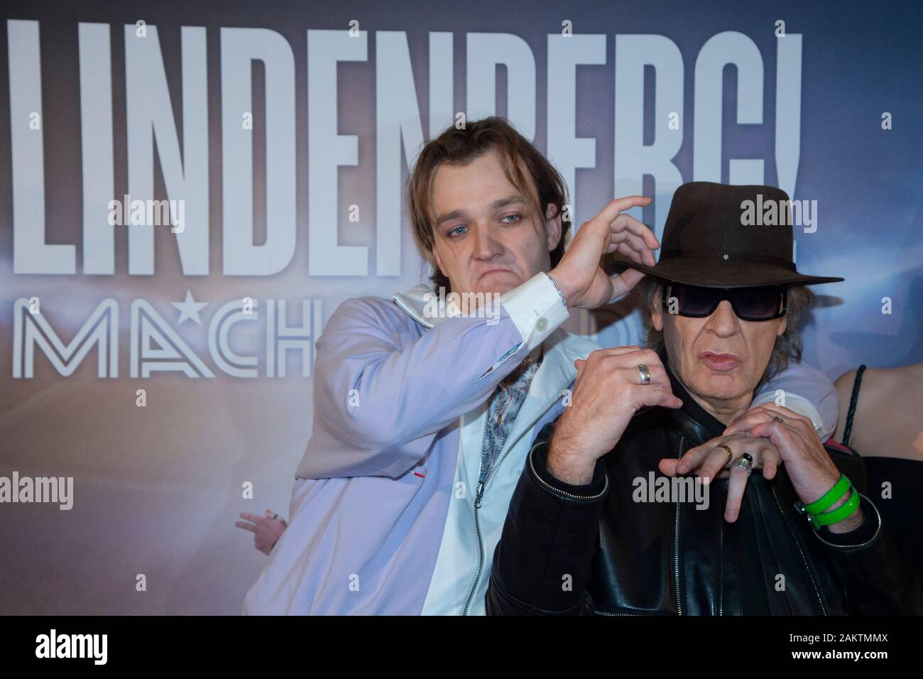 Udo LINDENBERG, Saenger, musician, actor Jan BUELOW, Bulow, actress ...