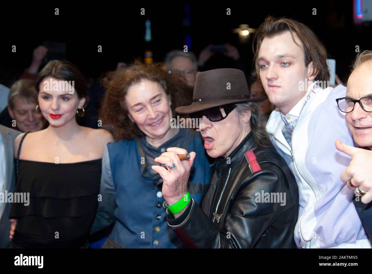 Udo LINDENBERG, Saenger, musician, actor Jan BUELOW, Bulow, actress ...