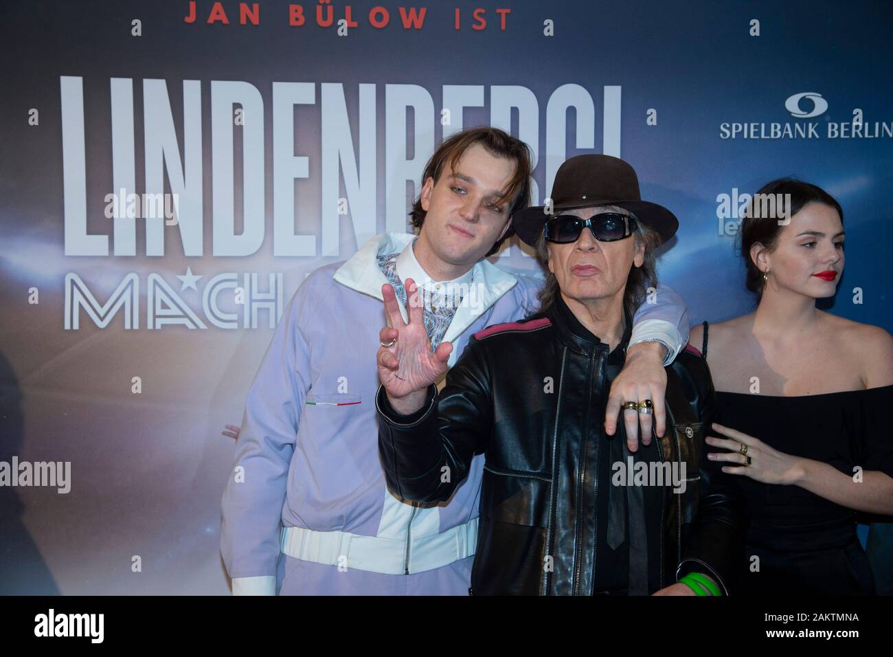 Udo LINDENBERG, Saenger, musician, actor Jan BUELOW, Bvºlow, actress ...