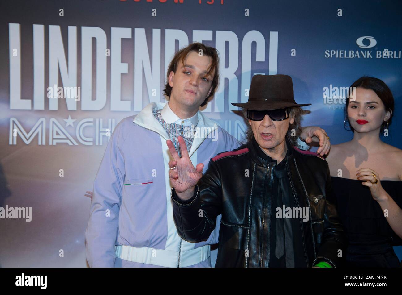 Udo LINDENBERG, Saenger, musician, actor Jan BUELOW, Bulow, actress ...