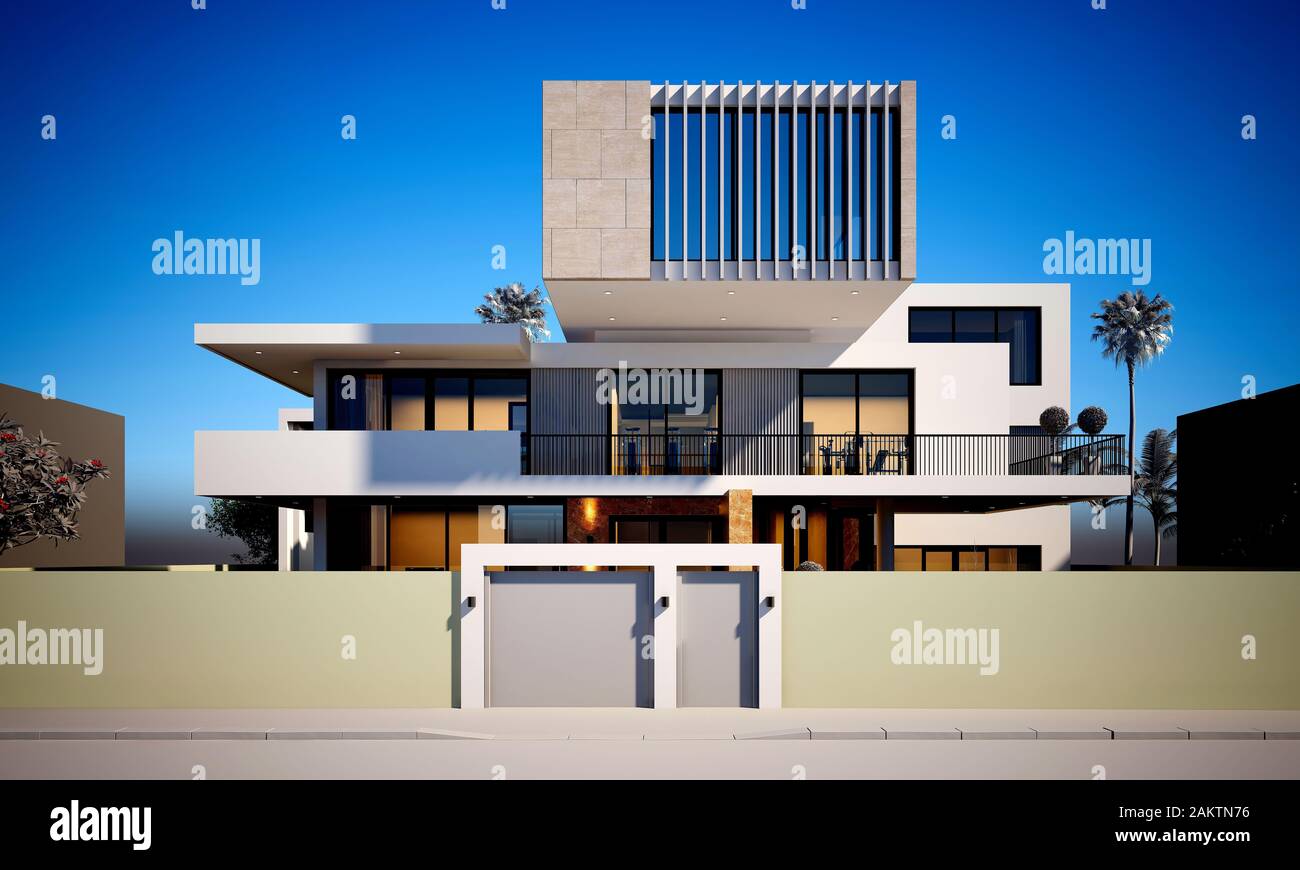 Residential building 3d hi-res stock photography and images - Alamy