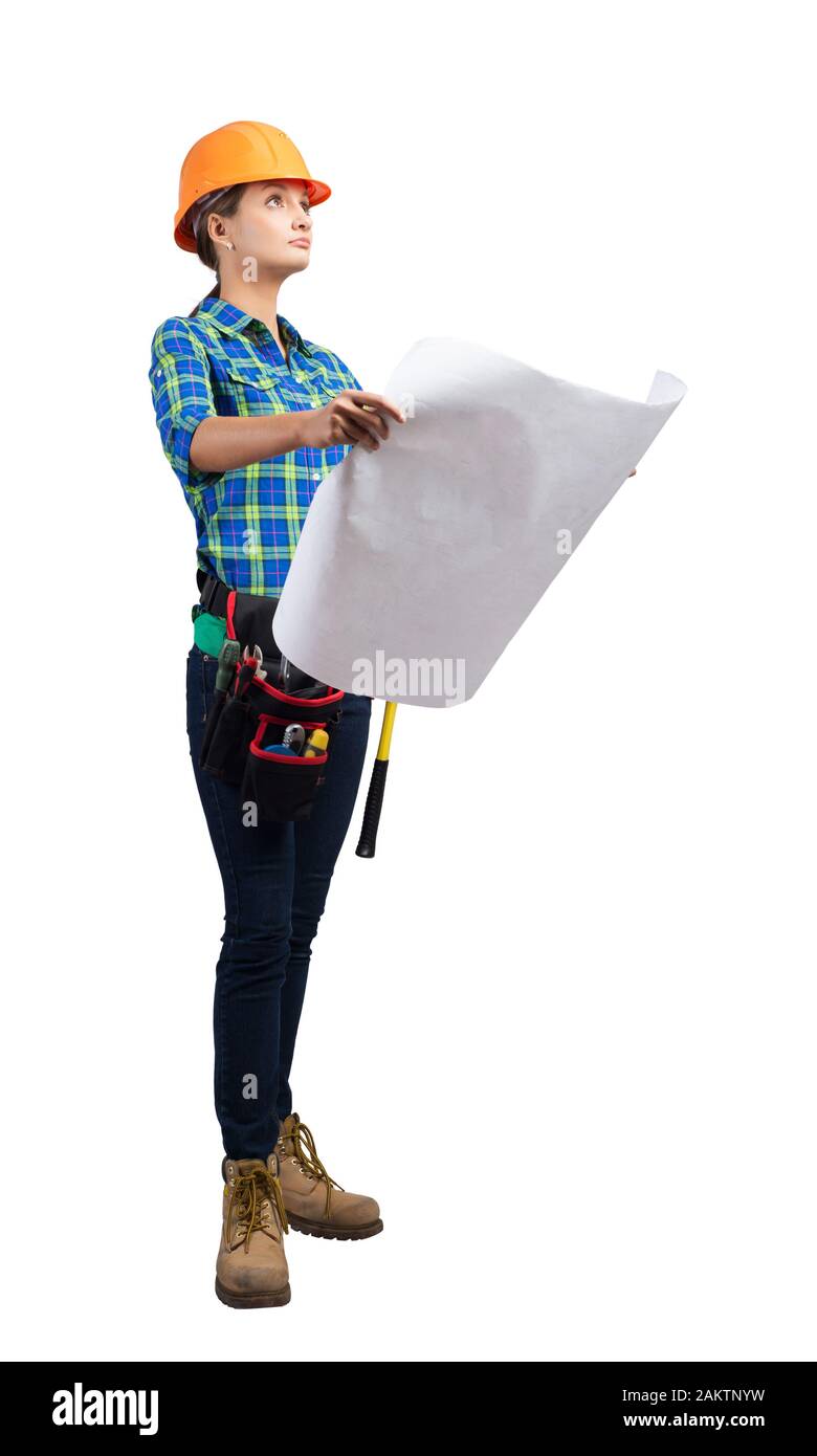 Civil engineering blueprint Cut Out Stock Images & Pictures - Alamy