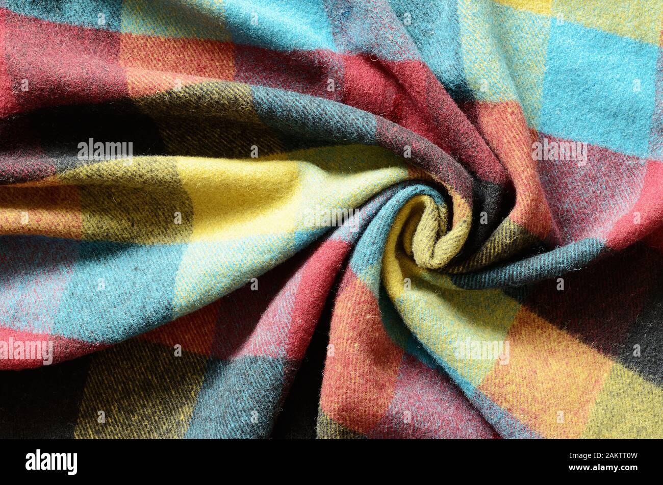 Folded plaid hi-res stock photography and images - Alamy