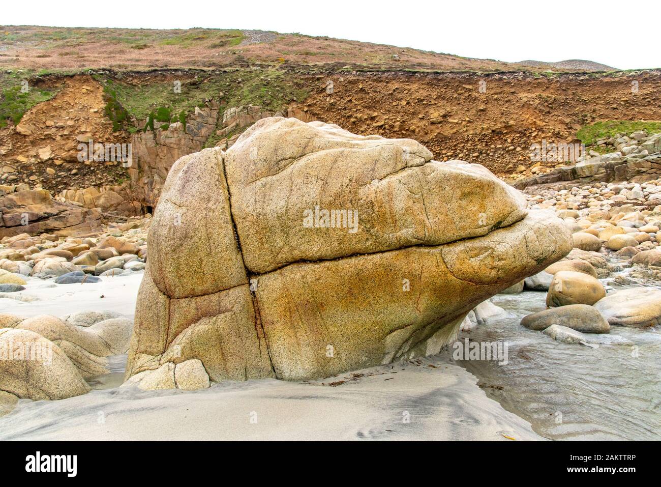 Rocks cliffs porth nanven hi-res stock photography and images - Alamy