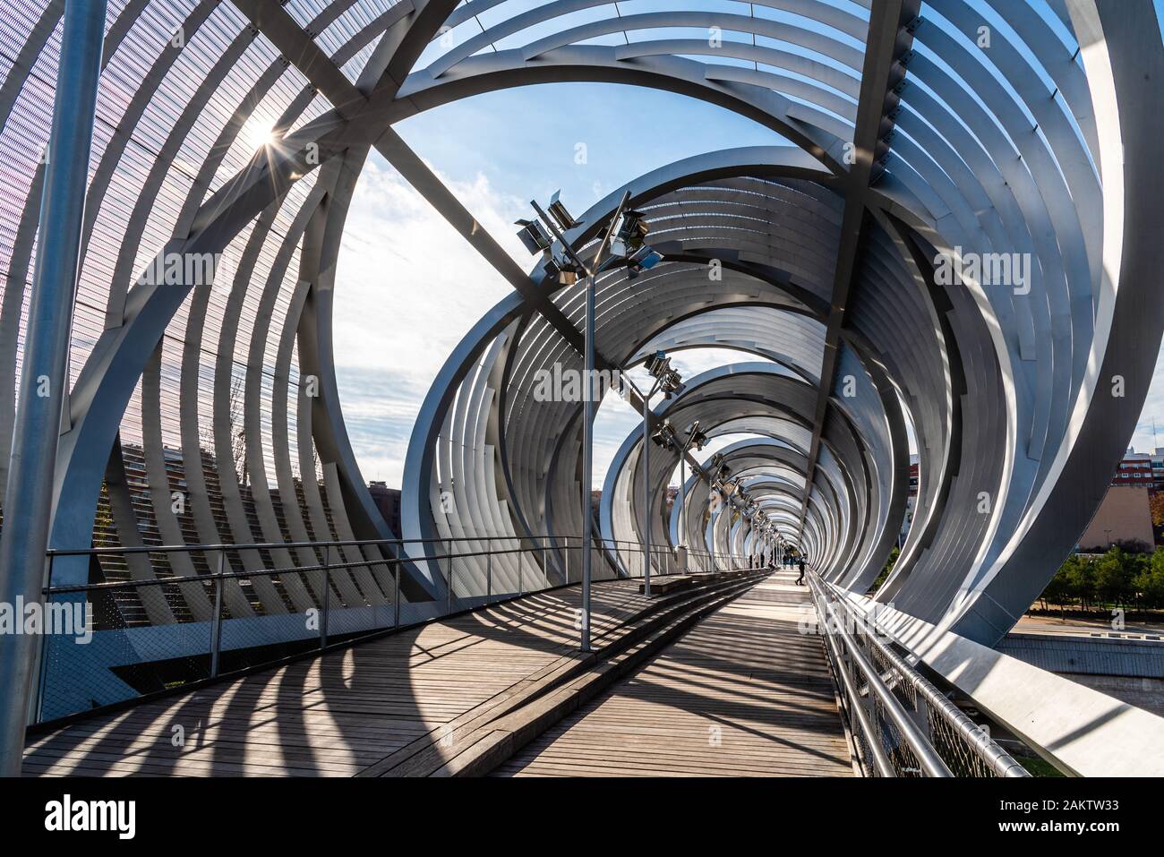 Madrid rio urban park hi-res stock photography and images - Alamy