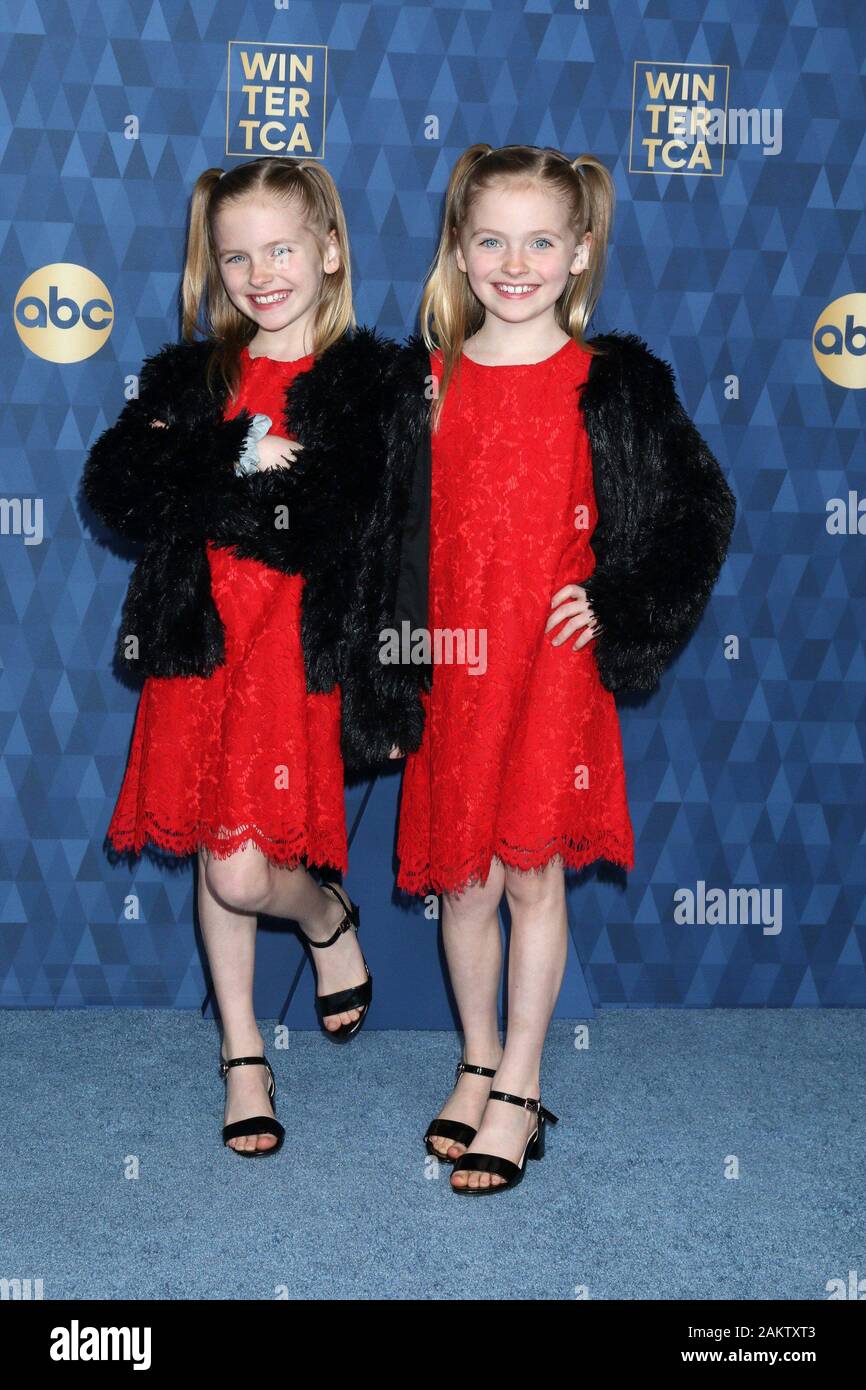 Pasadena, CA. 8th Jan, 2020. Mia Allan and Ella Allan at arrivals for ...