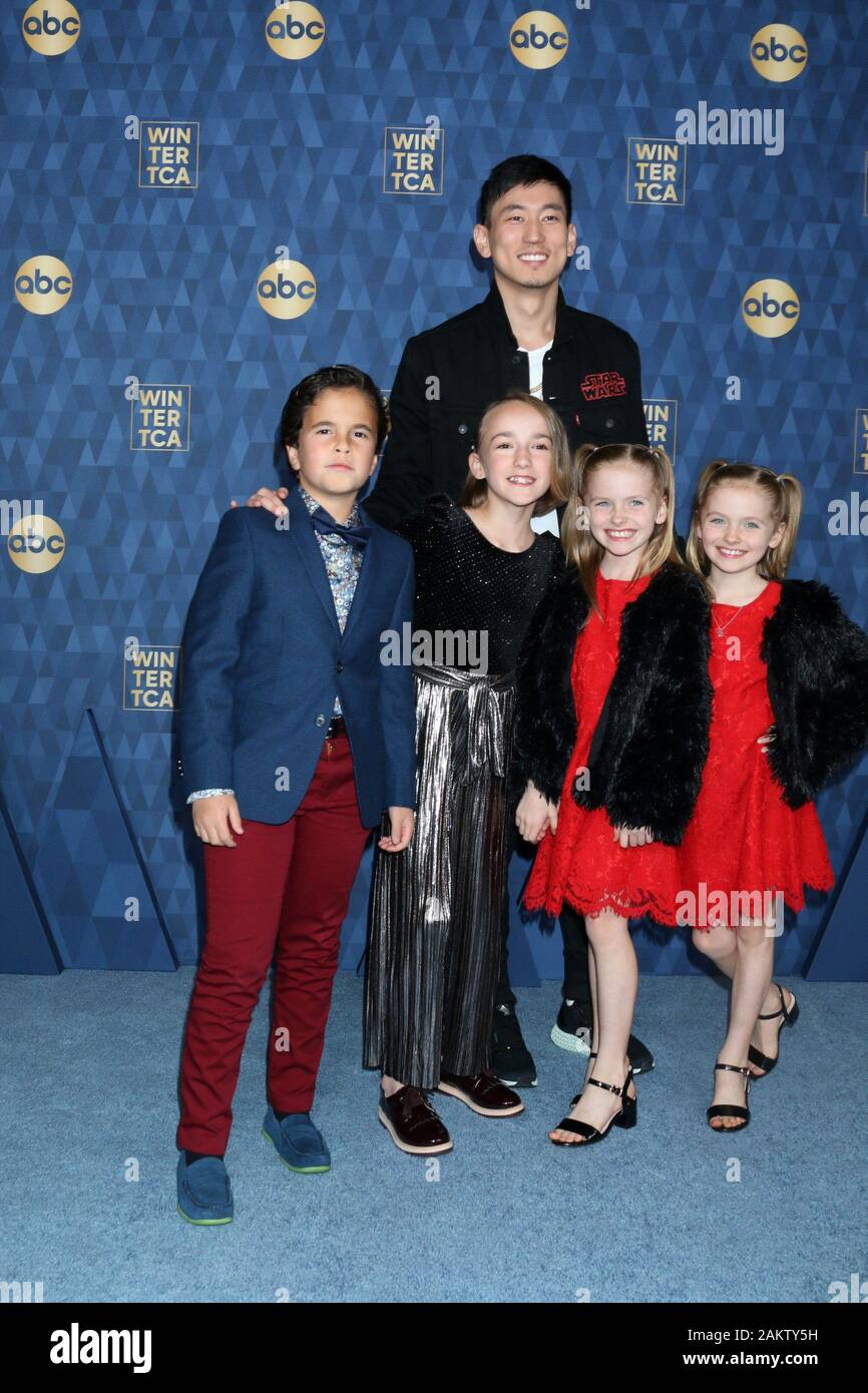 Pasadena, CA. 8th Jan, 2020. Tyler Wladis, Marlow Barkley, Jake Choi ...