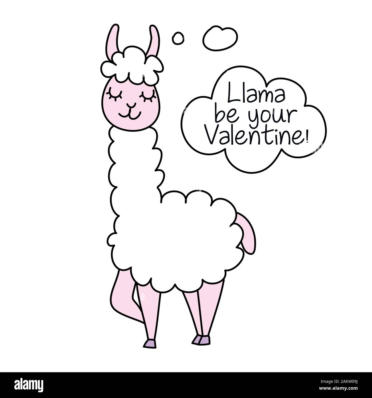 Pencil drawing of llama hi-res stock photography and images - Alamy