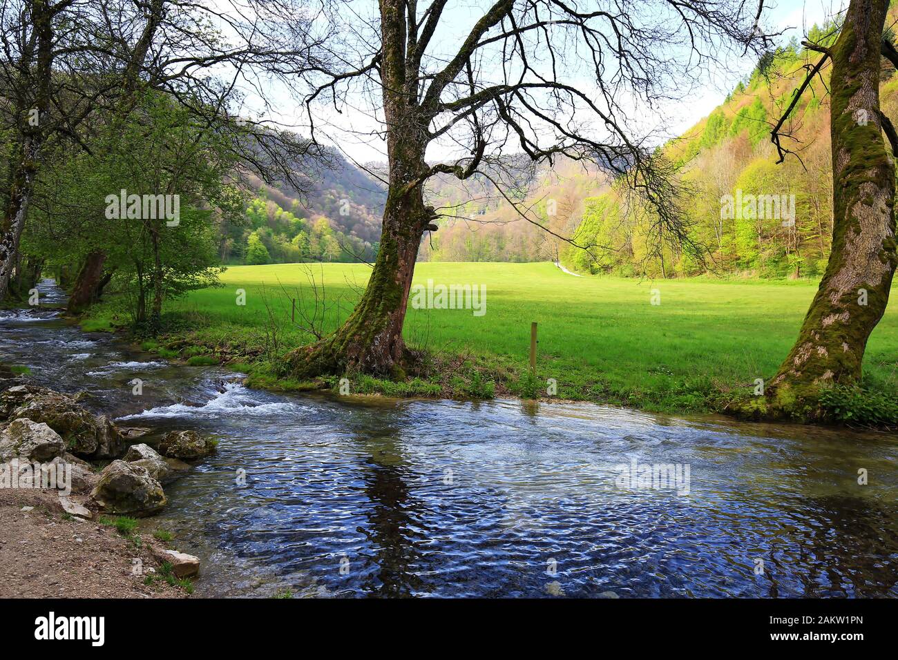 Bad Urach is a city in Germany with many historical attractions Stock ...